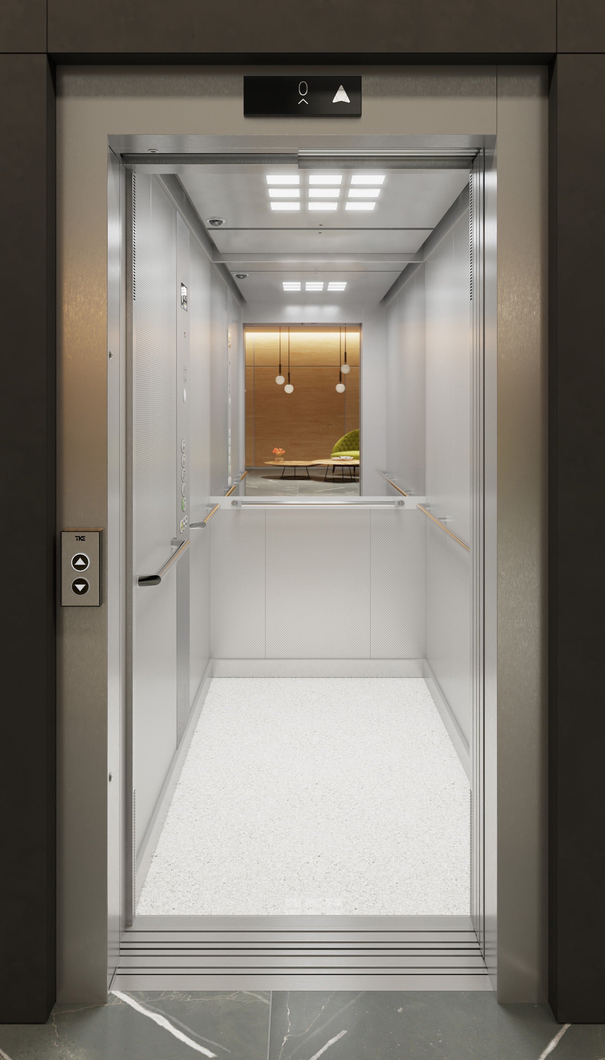 Firefighter elevator EN 81-72